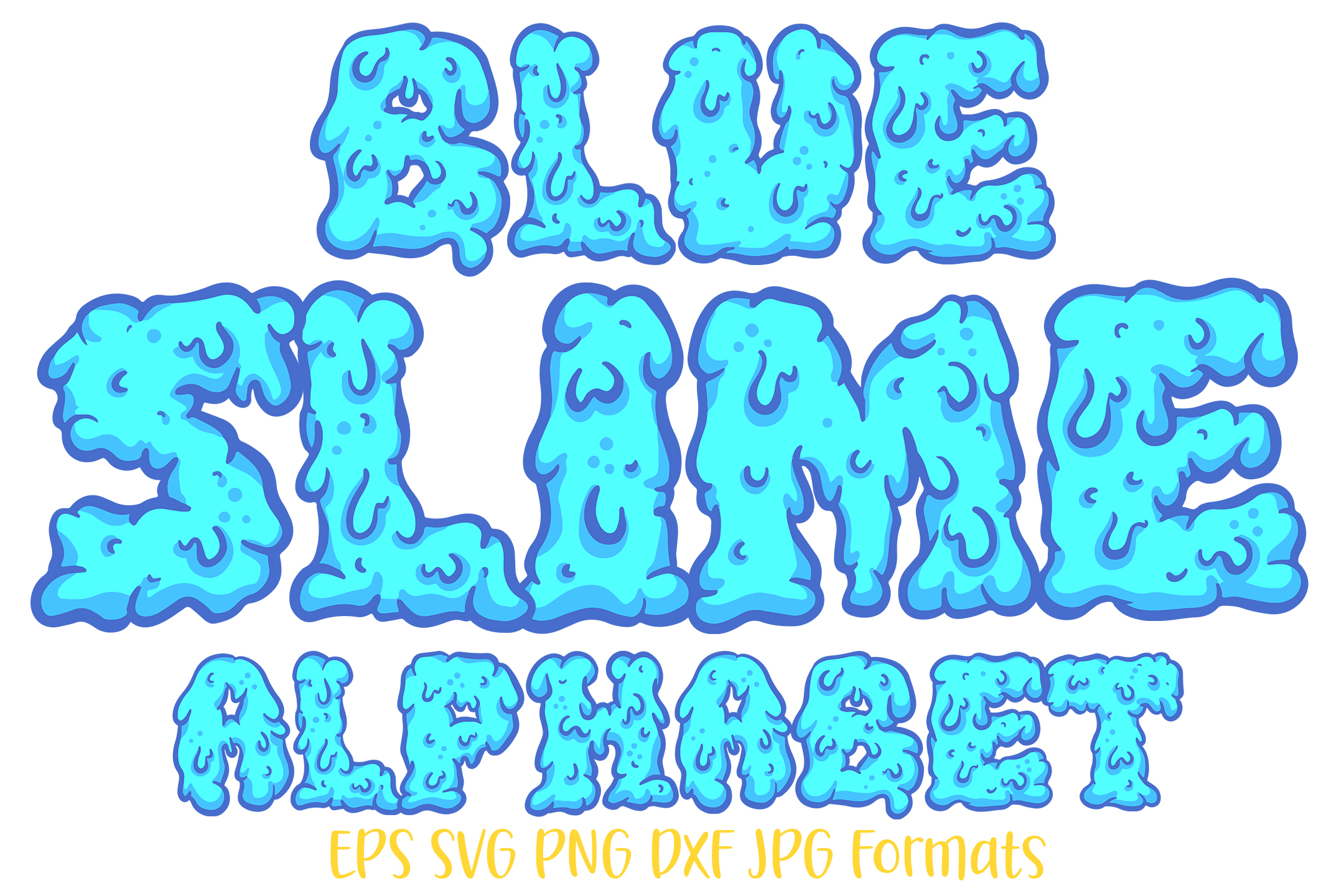 blue-slime-alphabet-letters-numbers-cartoon-font-by-squeeb-creative ...