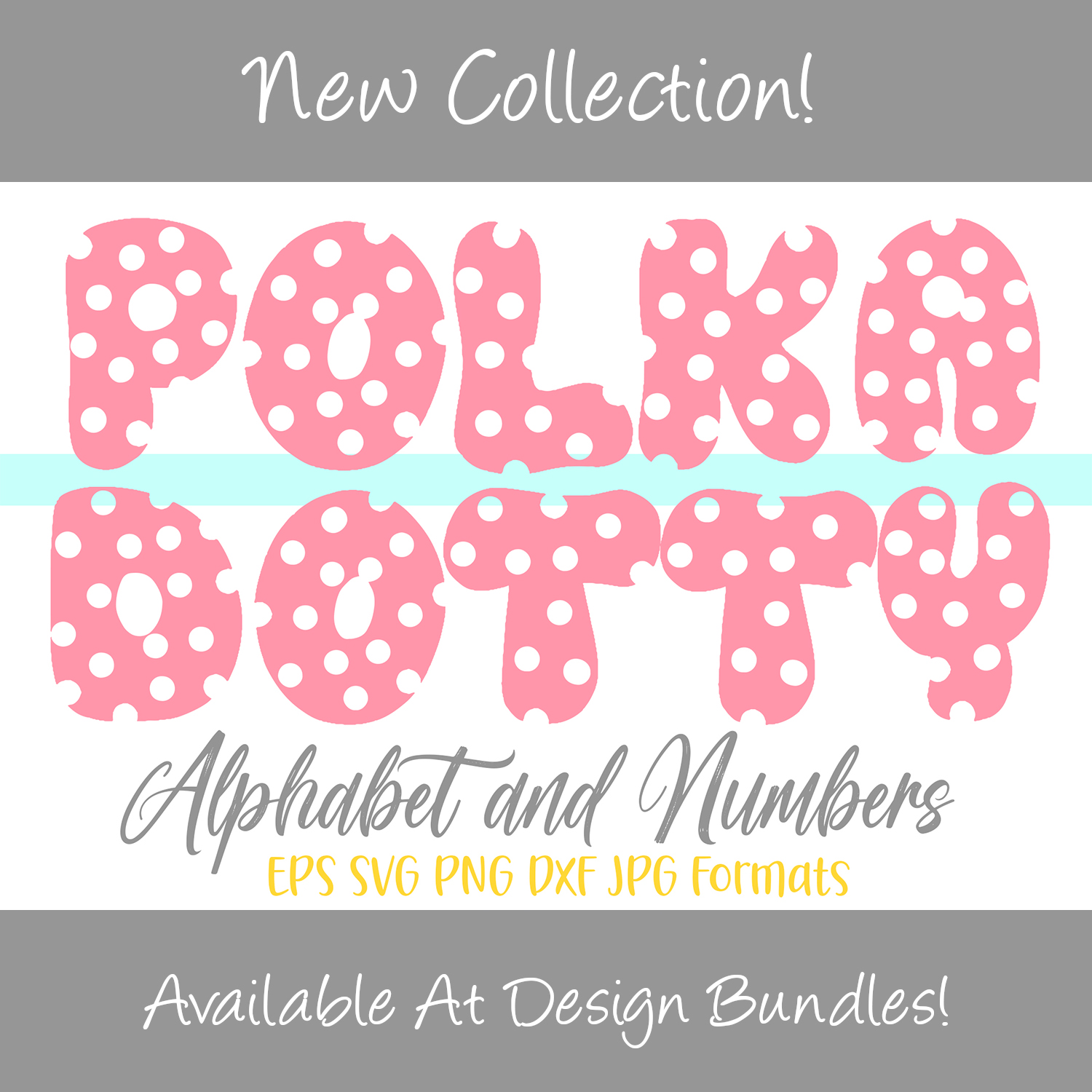 Polka Dot Spotty Font Alphabet Letters Collection – SQUEEB CREATIVE