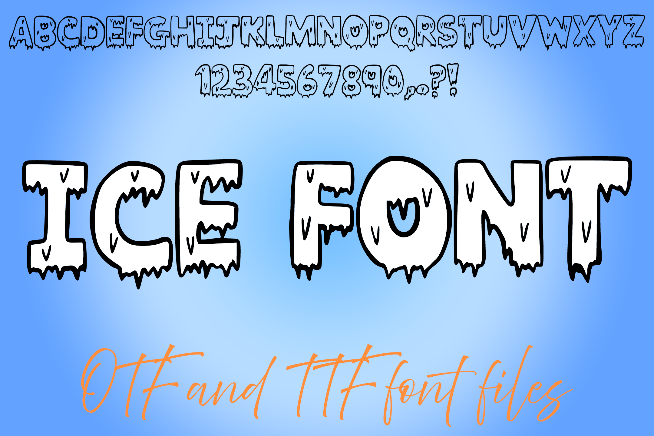 New Font! Ice Ice Baby Frozen Typeface – SQUEEB CREATIVE